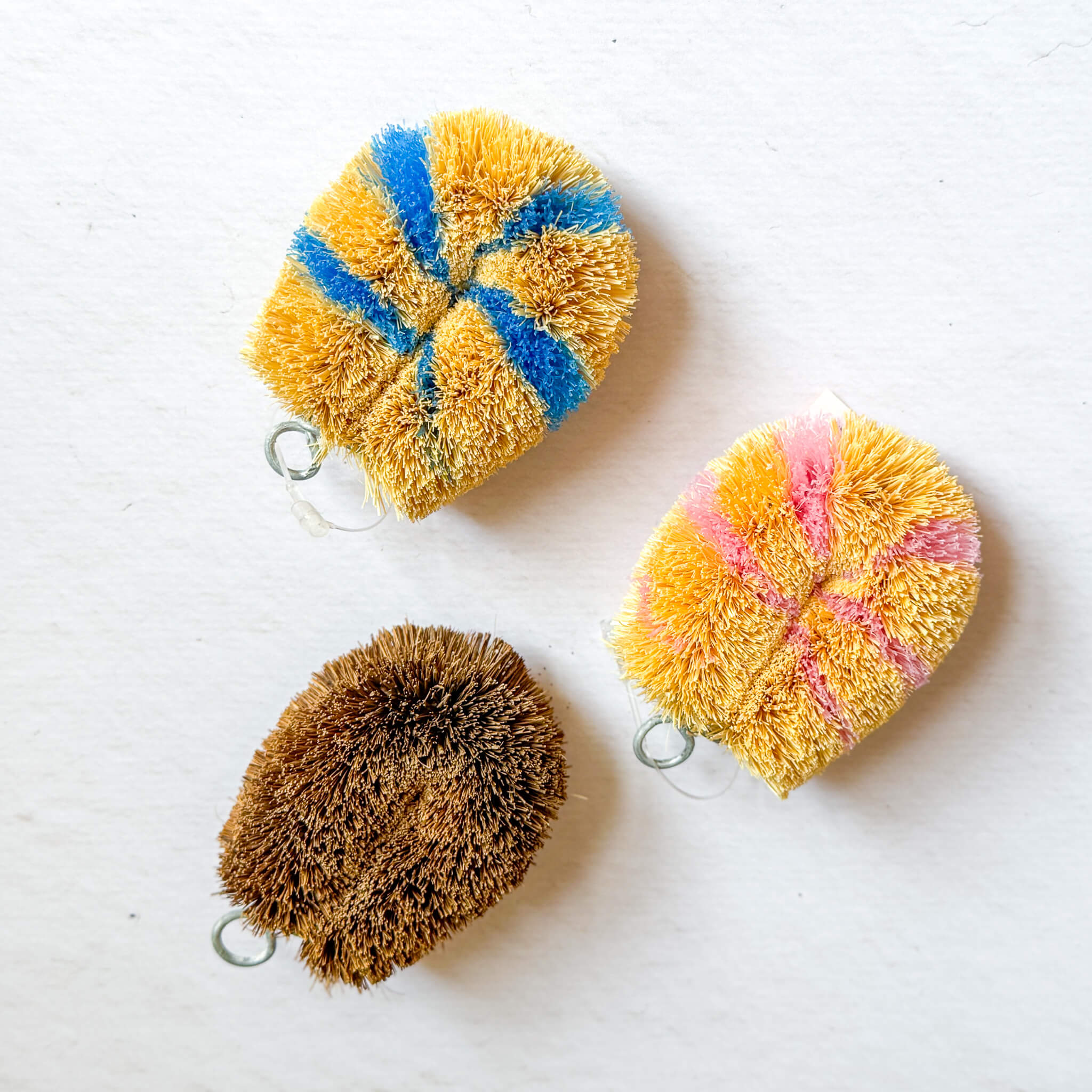 Vegetable Scrub Brush [Mini Size] / KAMENOKO TAWASHI | Natural Palm ...