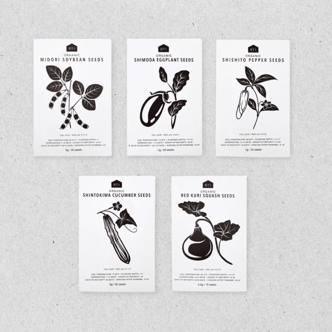 Japanese Spring Vegetable Seeds - Pack of 5 – Nagamochi Shop
