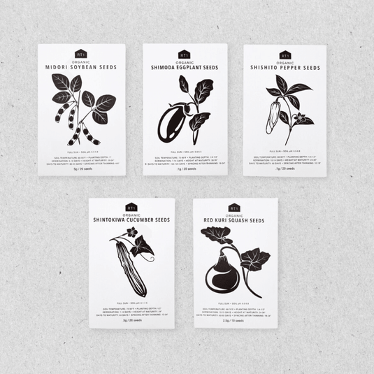 Japanese Spring Vegetable Seeds - Pack of 5 – Nagamochi Shop