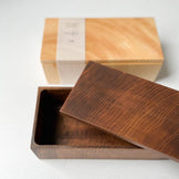 Hollowed Out Hinoki Wood Bento Box – Nagamochi Shop